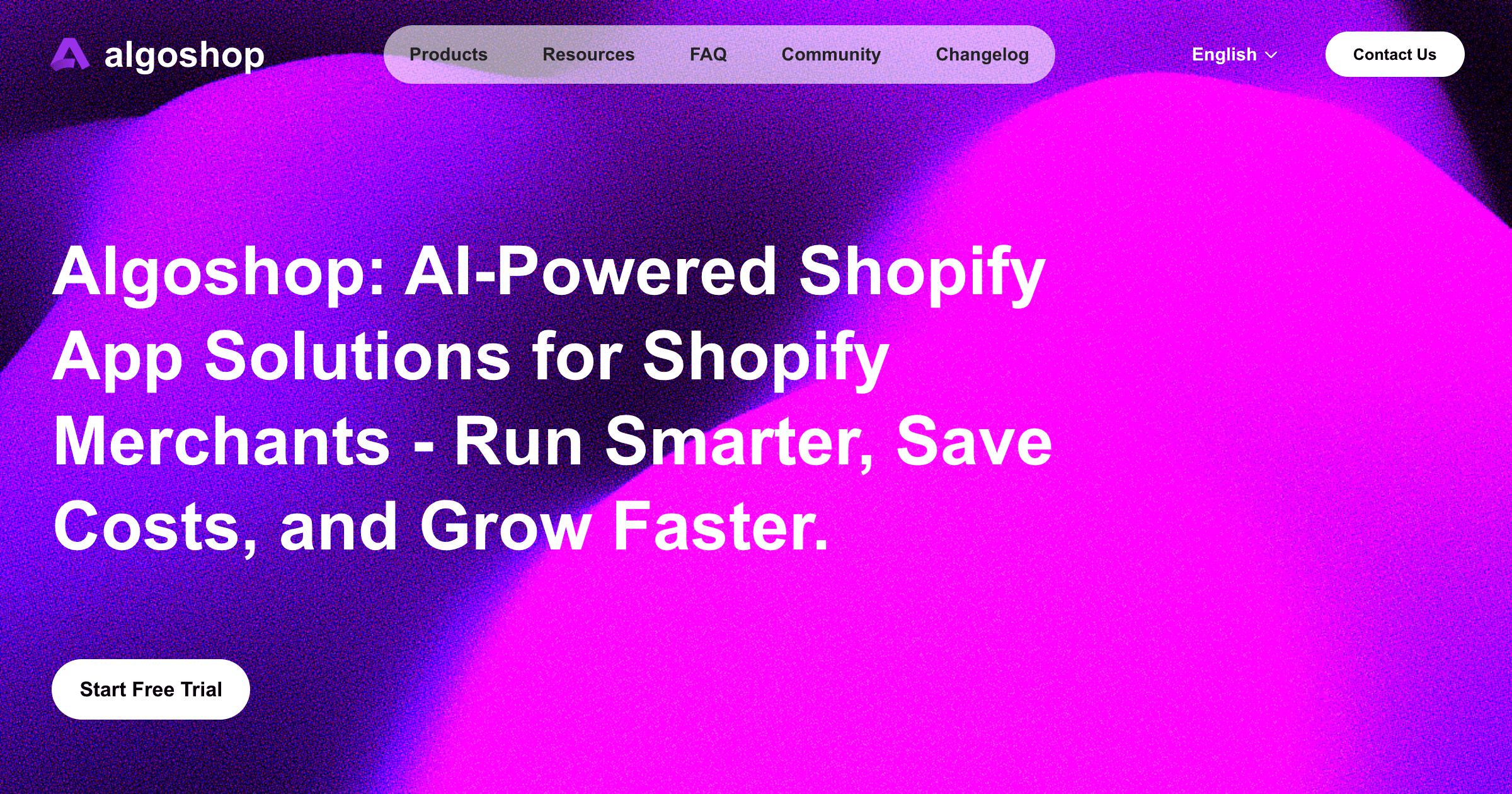 Algoshop: AI-Powered Shopify App Solutions for Shopify Merchants